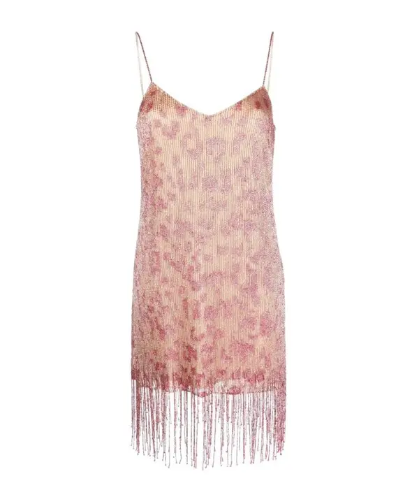 BLUGIRL Rhinestone-embellished Slip Dress - Pink