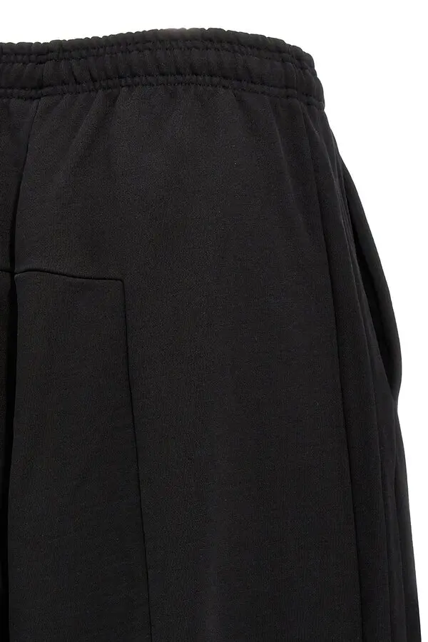 Vetements Logo Embroidered Wide Leg Pants