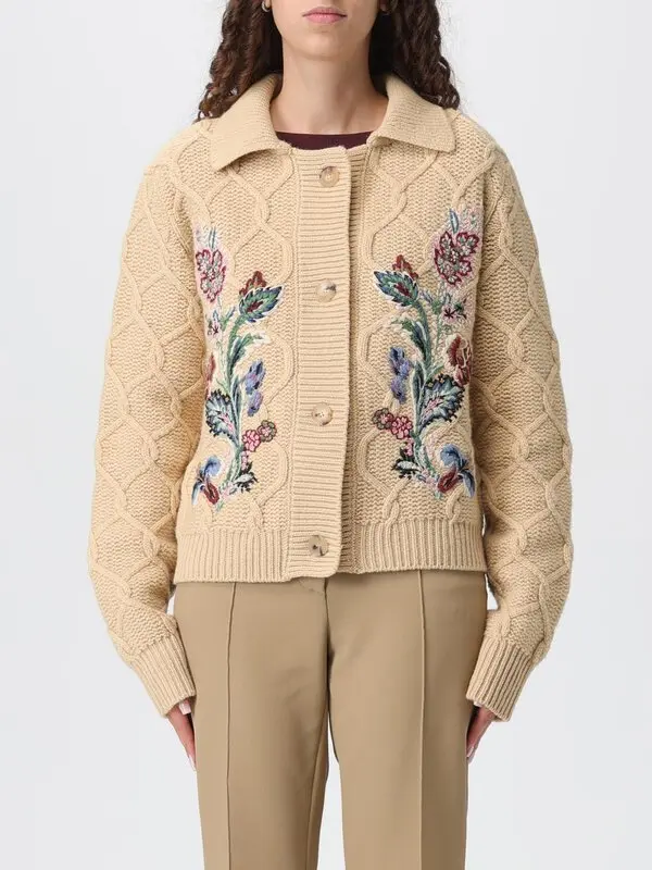 Etro Floral Embroidered Knitted Cardigan
