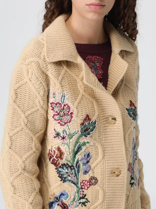 Etro Floral Embroidered Knitted Cardigan