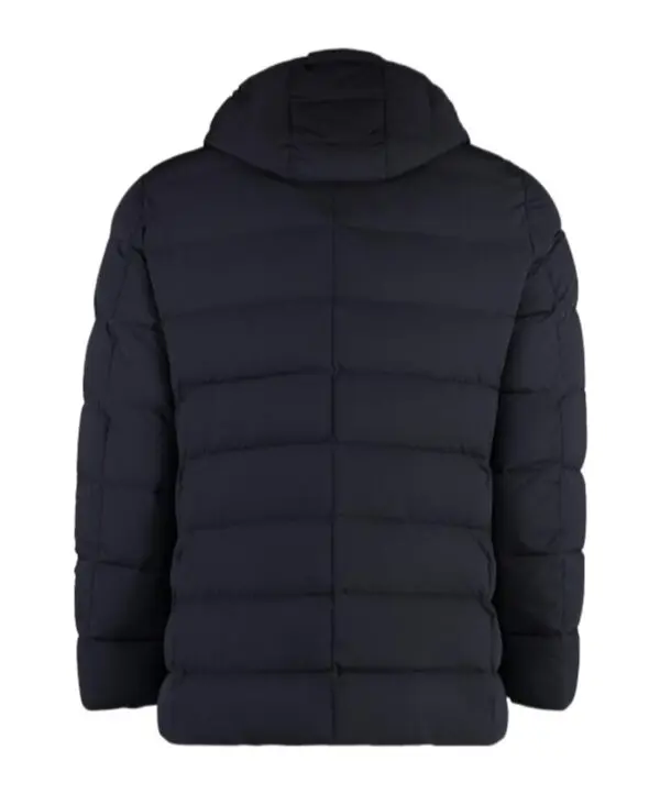 MOORER Double-breasted Down Jacket With Detachable Hood