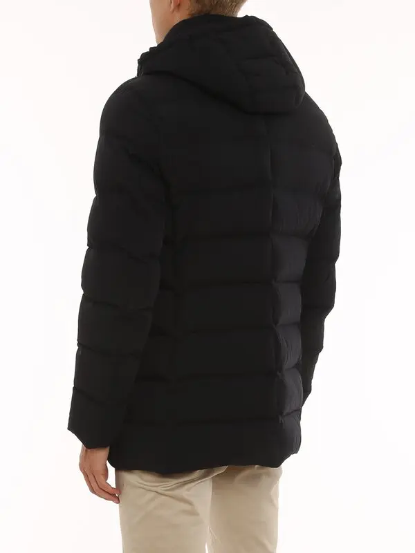 MOORER Double-breasted Down Jacket With Detachable Hood