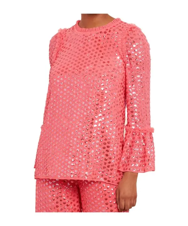 NEEDLE  THREAD Needle & Thread "raindrop Gloss Tunic