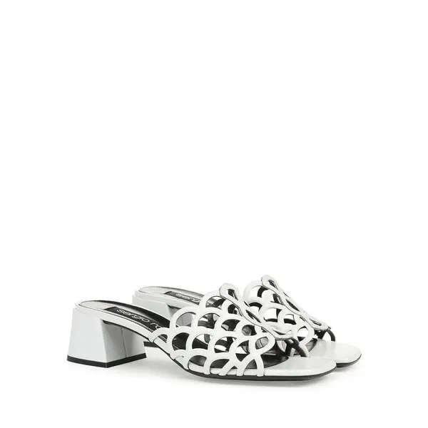 SERGIO ROSSI Square-headed High-heeled Sandals