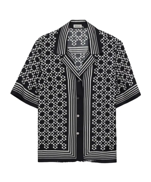 Simkhai Koda Satin Shirt