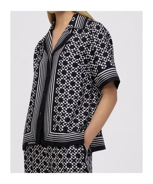 Simkhai Koda Satin Shirt