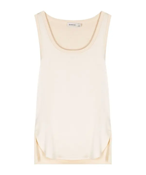 Simkhai Faro Panelled Tank Top - Ecru