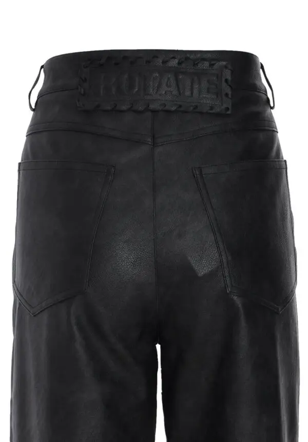ROTATE BY BIRGER CHRISTENSEN Textured Straight Leg Trousers