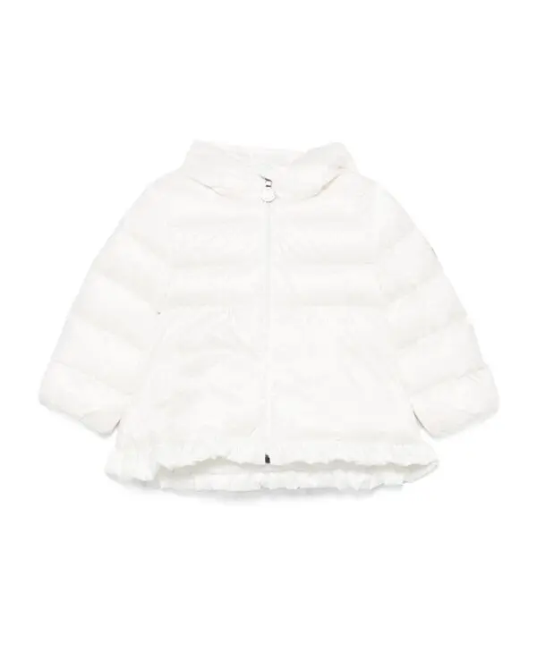 Moncler Odile Logo Patch Down Jacket