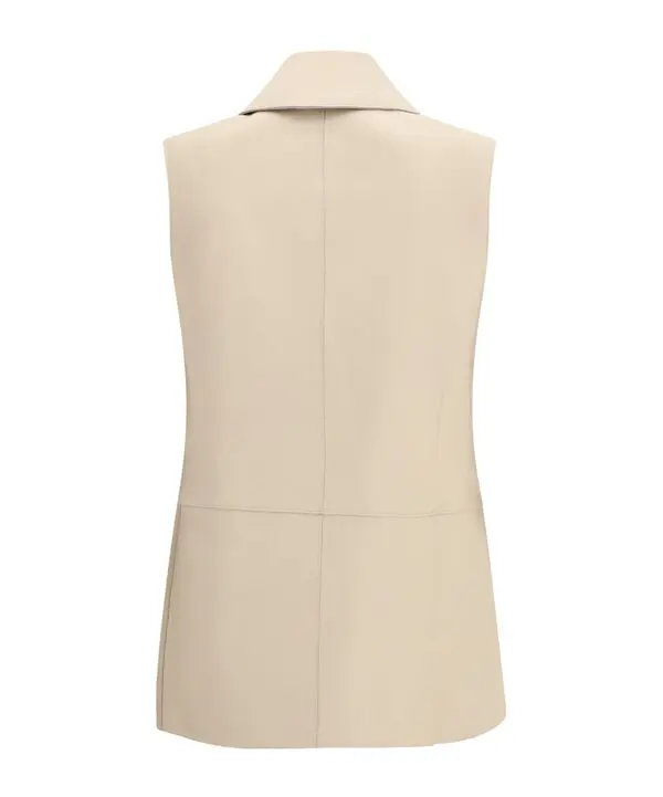 P.a.r.o.s.h Leather Sleeveless Gilet