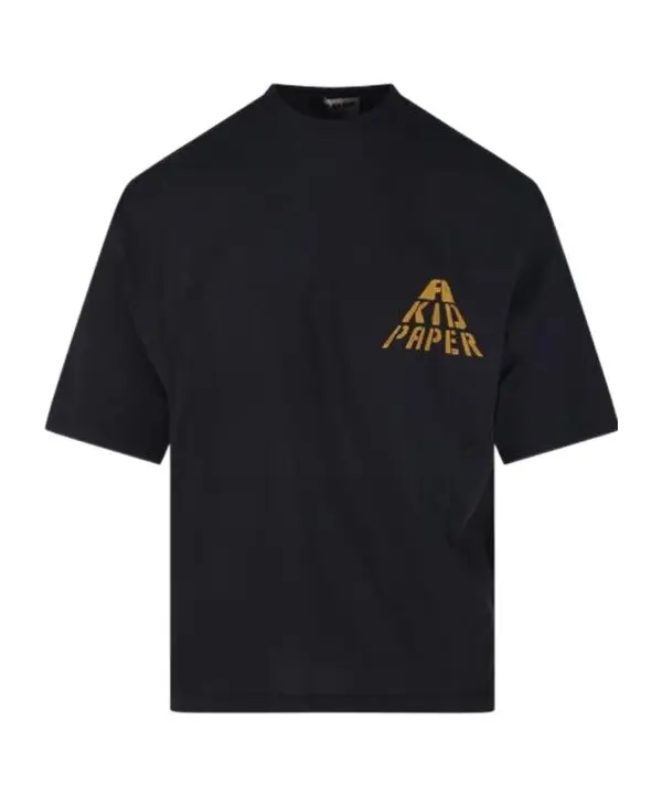 A PAPER KID Logo Cotton T-shirt