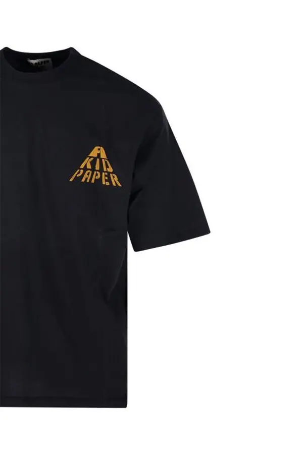 A PAPER KID Logo Cotton T-shirt