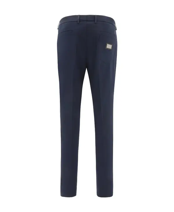 Dolce & Gabbana Dolce Gabbana Logo Patch Tailored Trousers