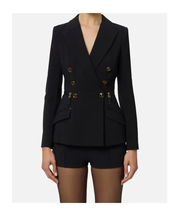 Elisabetta Franchi Double Breasted Tailored Blazer