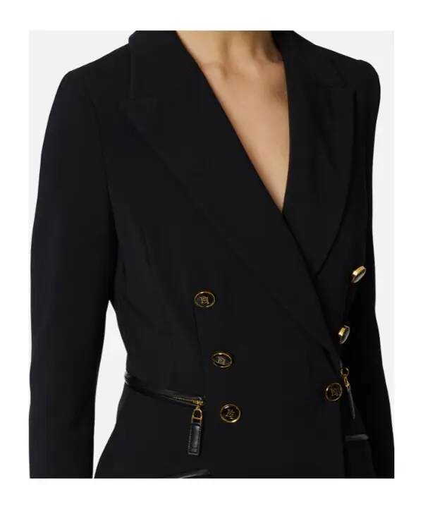 Elisabetta Franchi Double Breasted Tailored Blazer