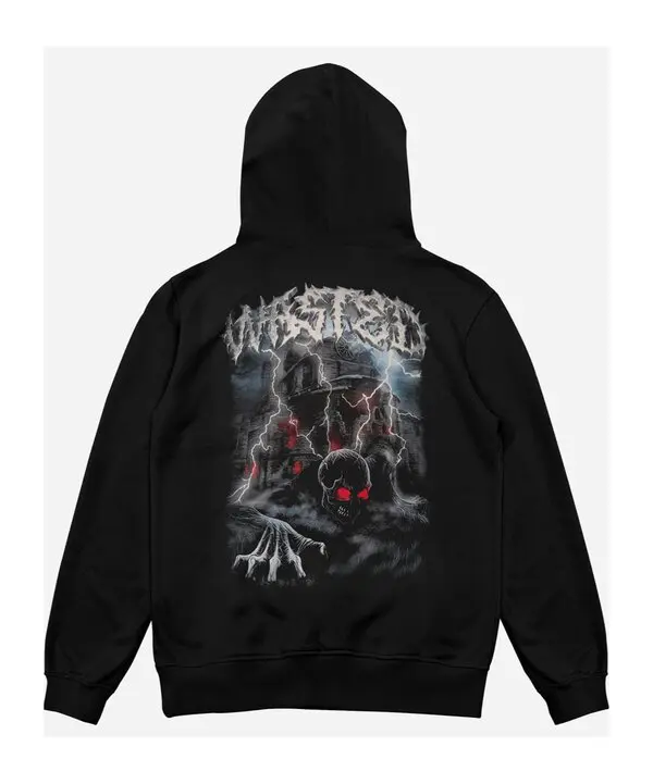 WASTED PARIS Long-sleeved Zip-up Hoodie With Pockets