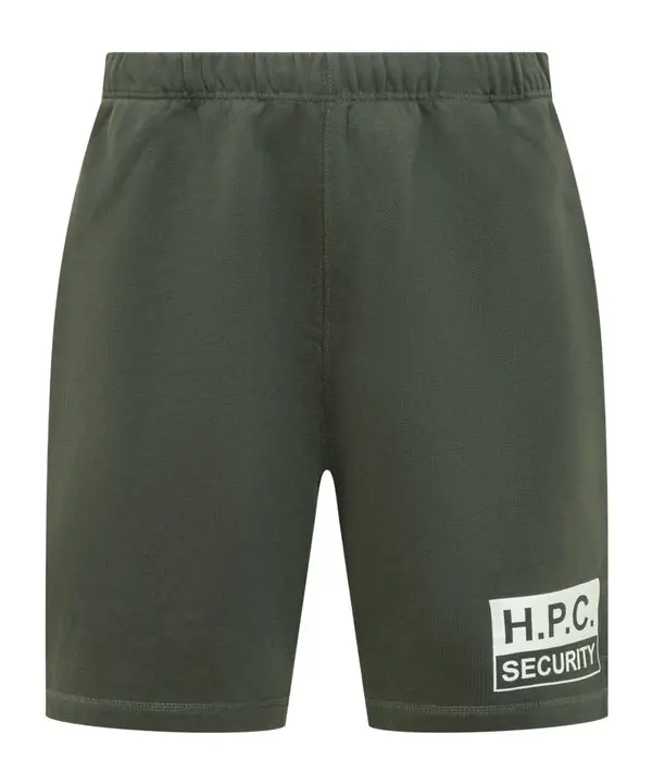 Heron Preston Security Cotton Track Shorts - Black
