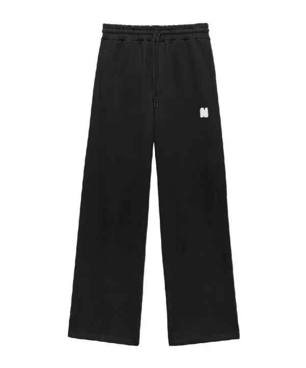 MSGM Logo Patch Jogging Trousers - Black