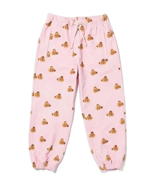 Palm Angels All-over Teddy Bear Print Trousers