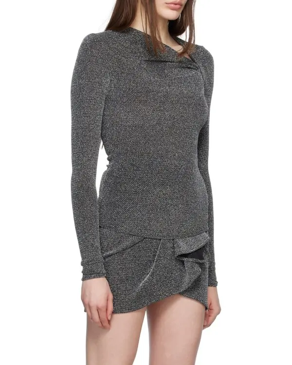 Isabel Marant Étoile Shimmer Asymmetric-neck Top