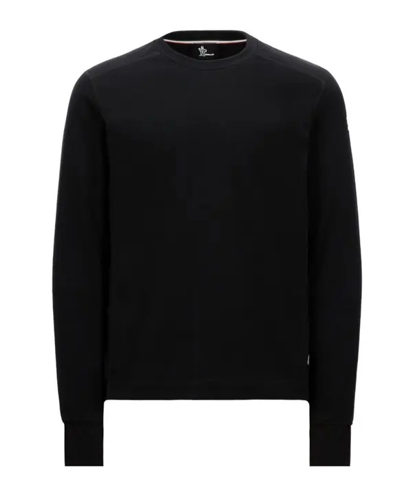 Moncler Logo Embroidered Crewneck Jumper