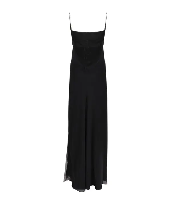 Andamane Hanging Neckline Spaghetti Strap Dress