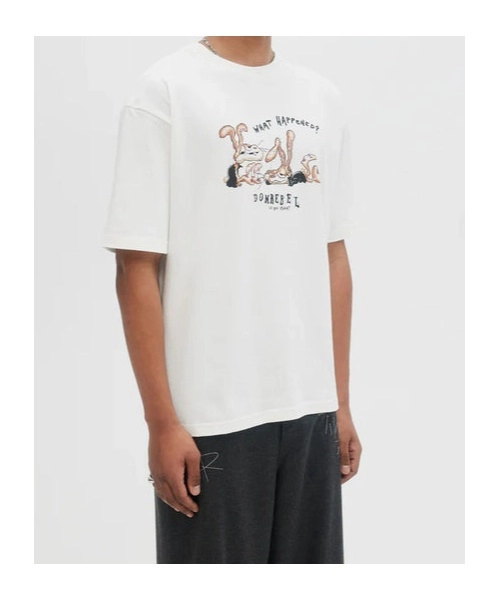DOMREBEL Forget T-shirt - Ivory