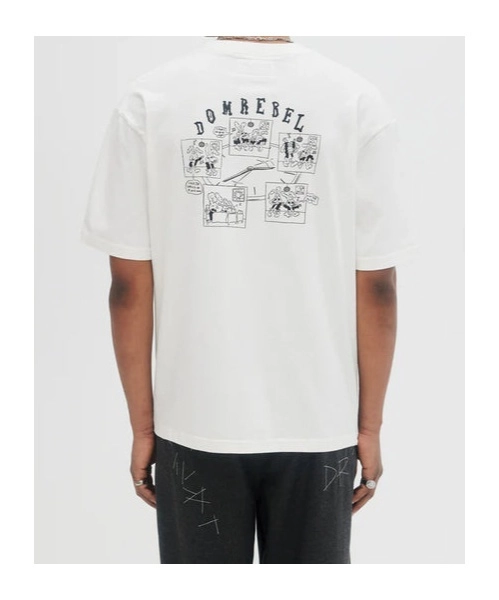 DOMREBEL Forget T-shirt - Ivory