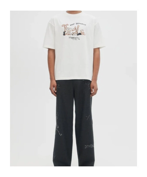 DOMREBEL Forget T-shirt - Ivory