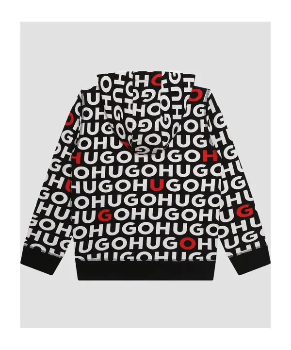 Hugo Boss Logo-print Zip-up Sweatshirt