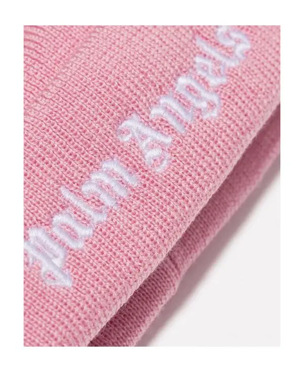 Palm Angels Bear Wool Knitted Beanie
