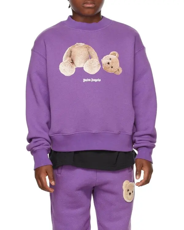 Palm Angels Bear Cotton Sweatshirt