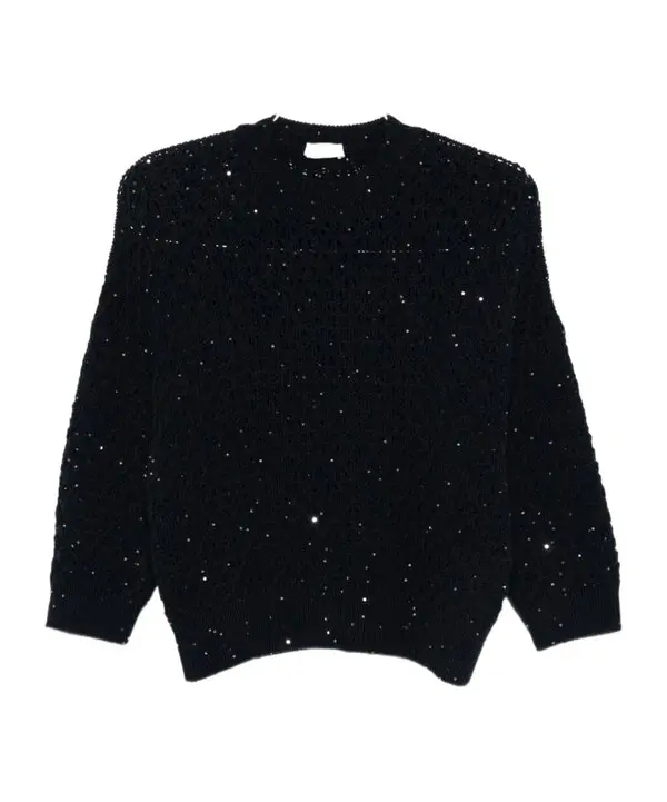 Peserico Sequin-embellished Wool Sweater