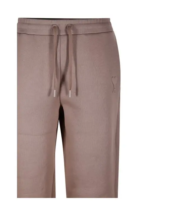 AMI Paris Logo Embossed Drawstring Track Pants