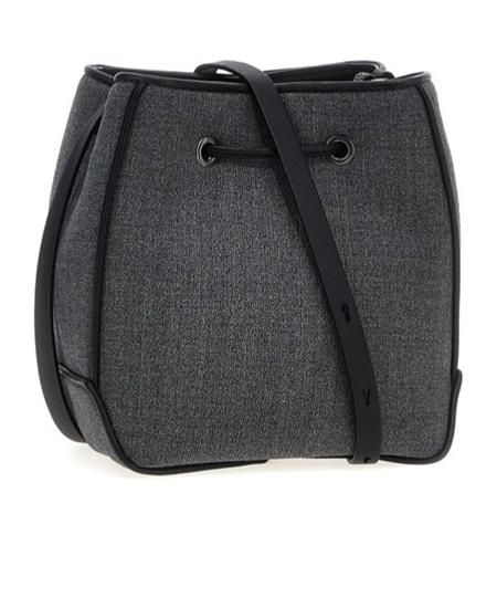Brunello Cucinelli Monile Drawstring Bucket Bag