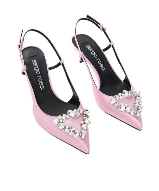 SERGIO ROSSI 50mm Sr. Godiva Pumps