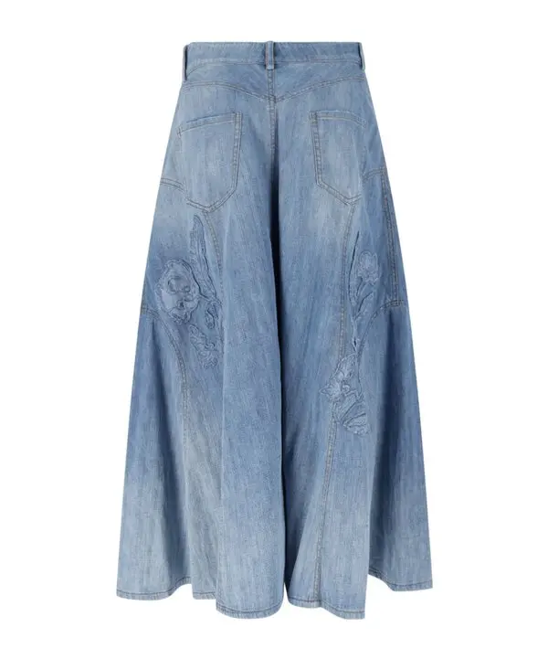 Ermanno Scervino Flared Midi Skirt