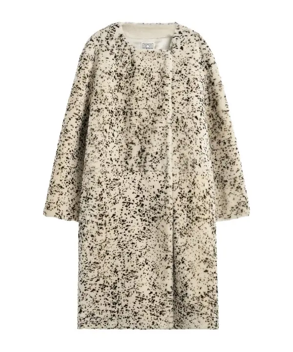 TOTEME Stracciatella Shearling Coat