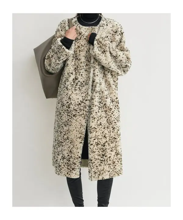 TOTEME Stracciatella Shearling Coat