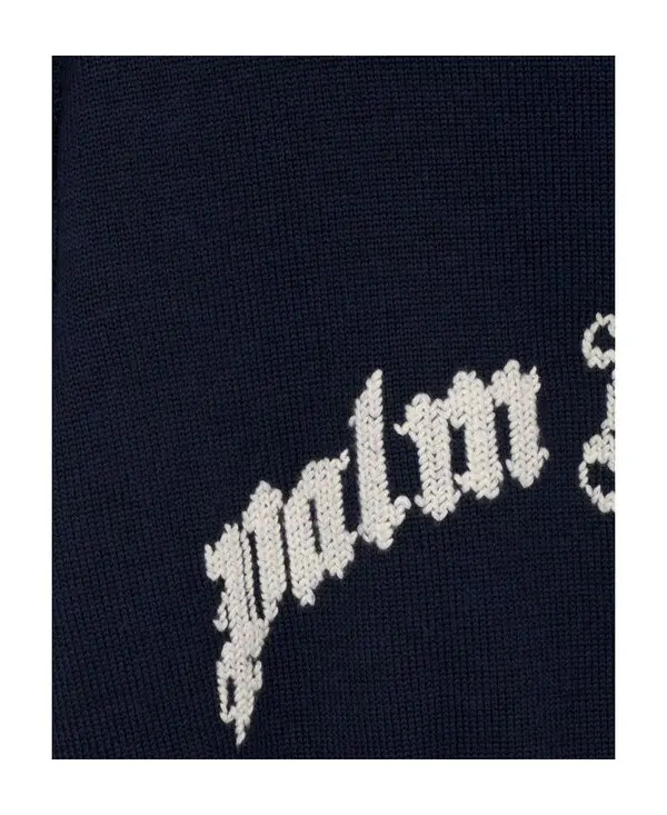 Palm Angels Logo-print Wool Jumper