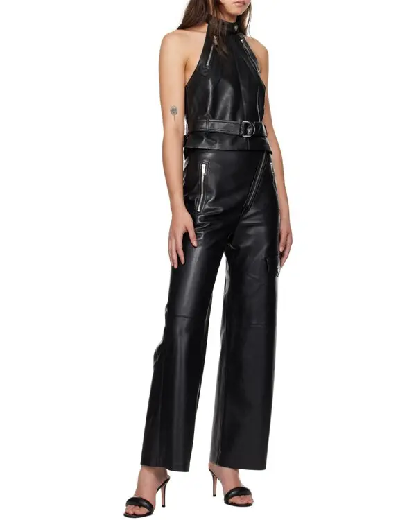 Nanushka Leather Trousers