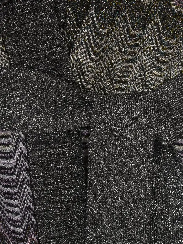 Missoni Zigzag Greek Pattern Belted Cardigan