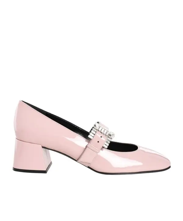SERGIO ROSSI 45mm Sr Twenty Pumps With Logo Embellishment