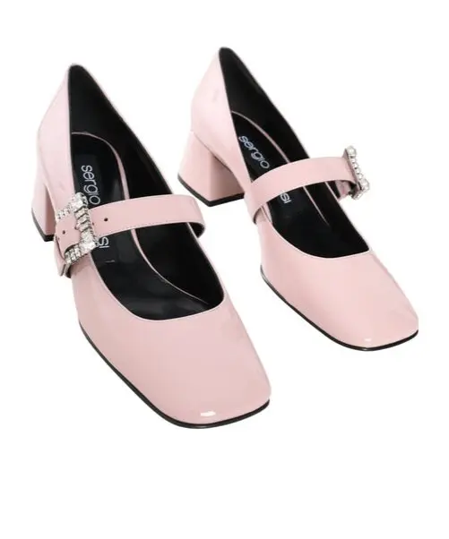 SERGIO ROSSI 45mm Sr Twenty Pumps With Logo Embellishment