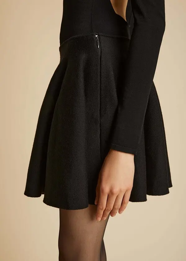 Khaite The Ulli Knitted Miniskirt