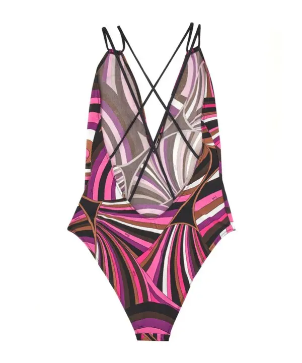 Emilio Pucci Iride-print Swimsuit