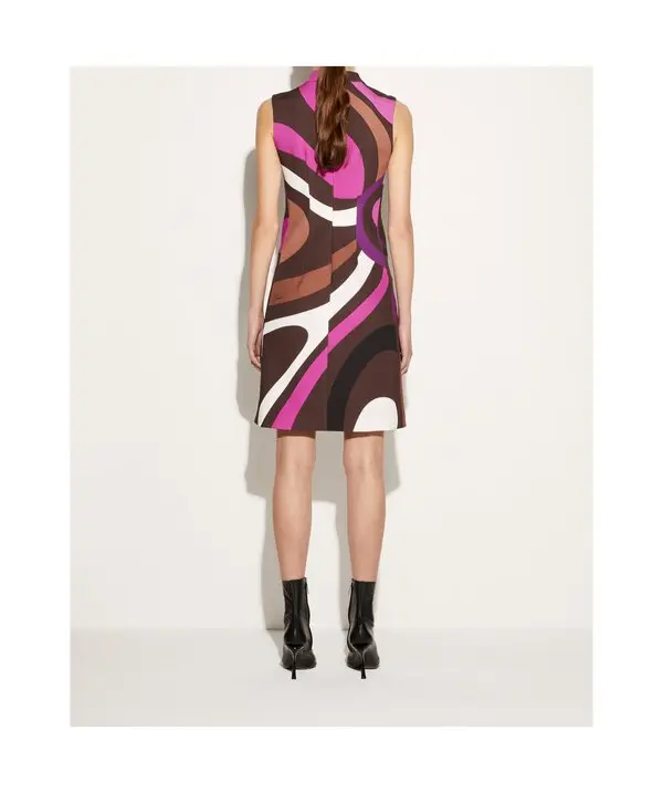 Emilio Pucci Marmo-print Sleeveless Mini Dress