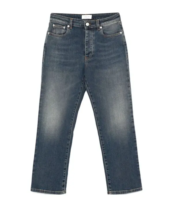 Fabiana Filippi Flared Jeans In Washed Denim