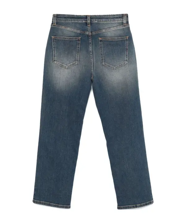 Fabiana Filippi Flared Jeans In Washed Denim