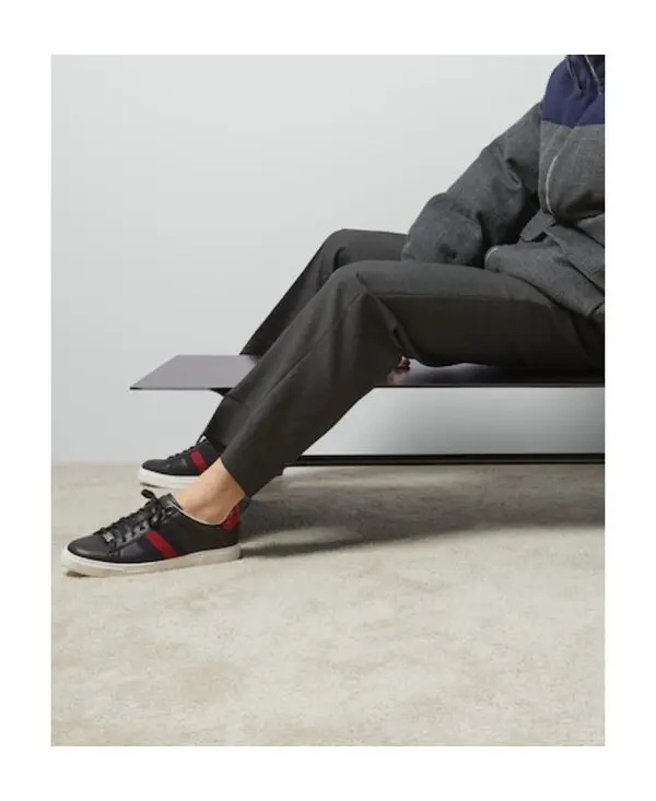 Gucci Twill Web Detailed Trousers